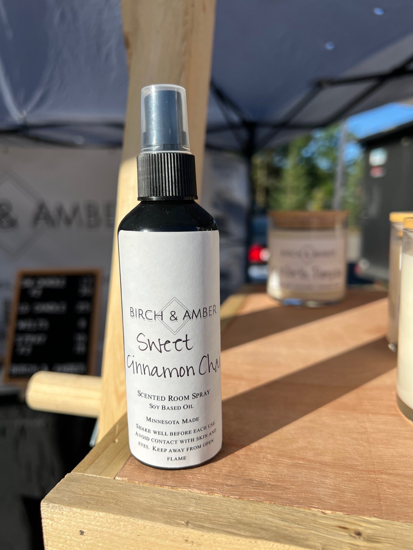 Sweet Cinnamon Chai Room Spray – Birch & Amber